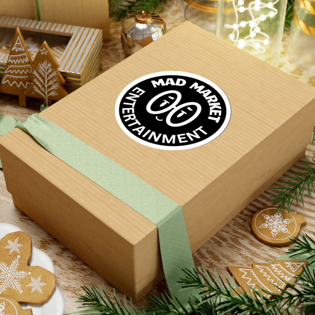 Mad Market Logo Sticker Cute Girl Face Sticker — Afro Puffs Character ...